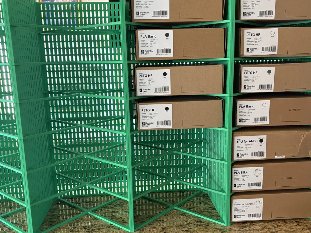 Heavy Duty Modular Filament Storage System by RHM 3D MakerWorld ...