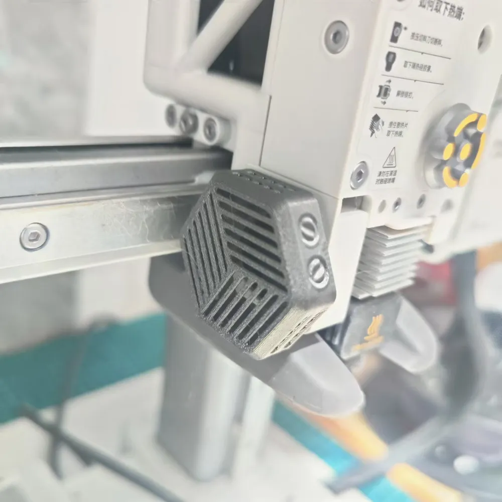 A1 A1 mini fan shroud mesh nut style by 打客Side_ReverSea - MakerWorld