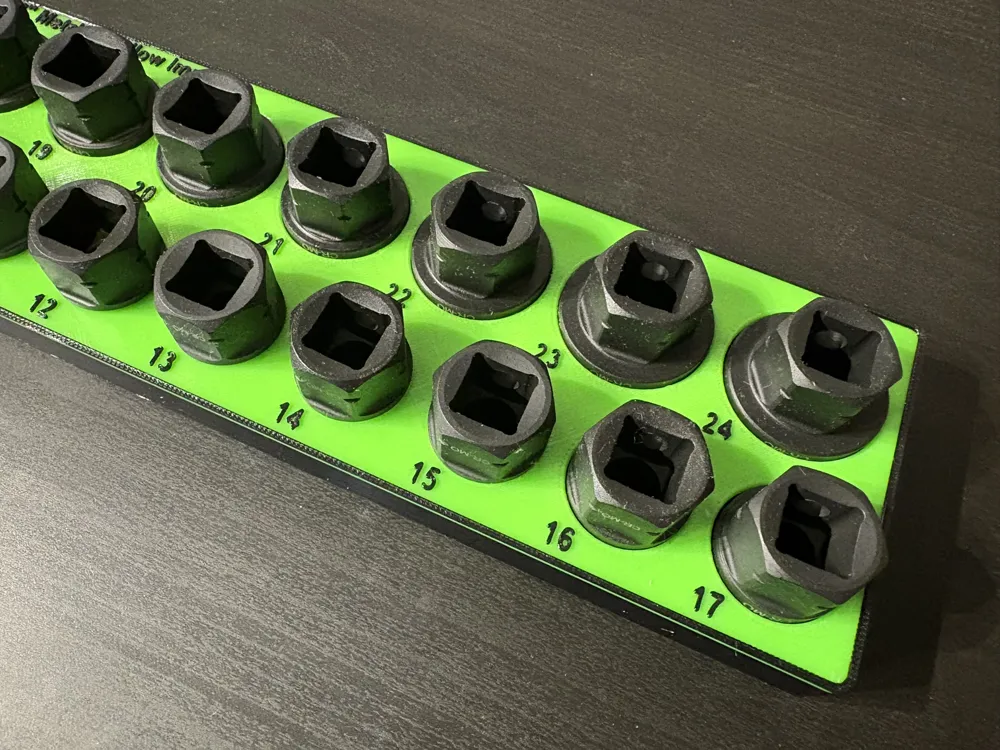 Quinn Metric Shallow Impact Socket Holder by RobNordic MakerWorld ...