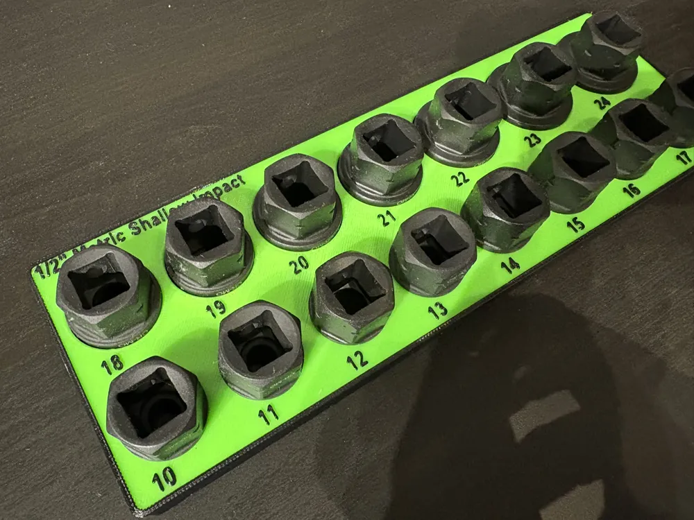 Quinn Metric Shallow Impact Socket Holder by RobNordic MakerWorld ...