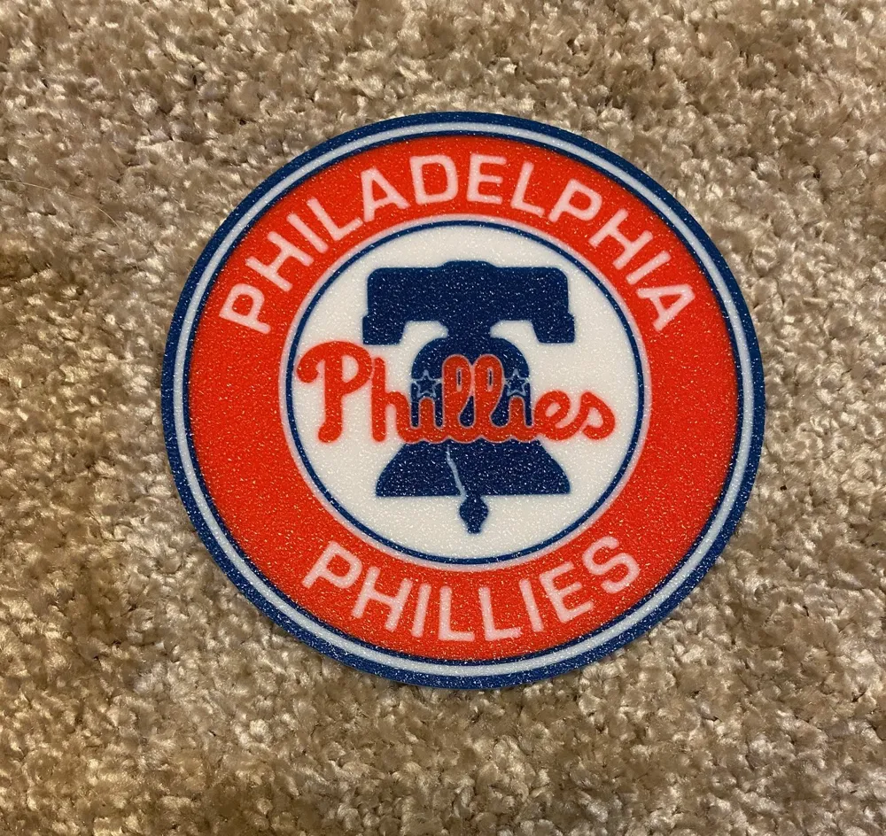 Philadelphia Phillies Coaster set of 4 by CYBR3D - MakerWorld