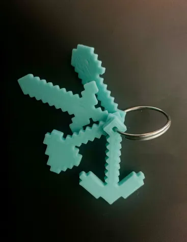 Minecraft keychain by Bigrack - MakerWorld