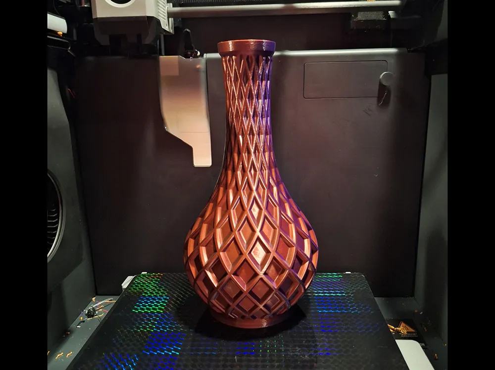 Double Spiral Vase by Agent iQ - MakerWorld