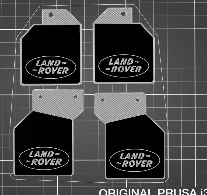 3DSets Landy "Land Rover" Mud Flaps / Splash Guards Remixed by d.buschi ...