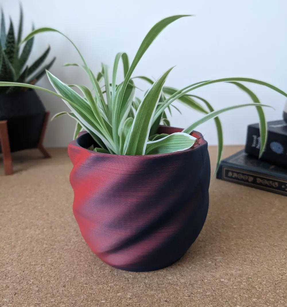 Small Modern Twisted Succulent Planter by Tycho Design MakerWorld ...