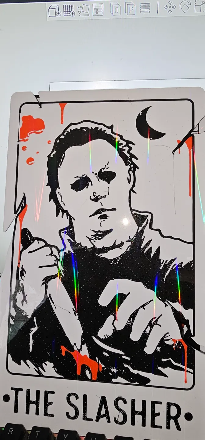 the slasher tarot card - Free 3D Print Model - MakerWorld