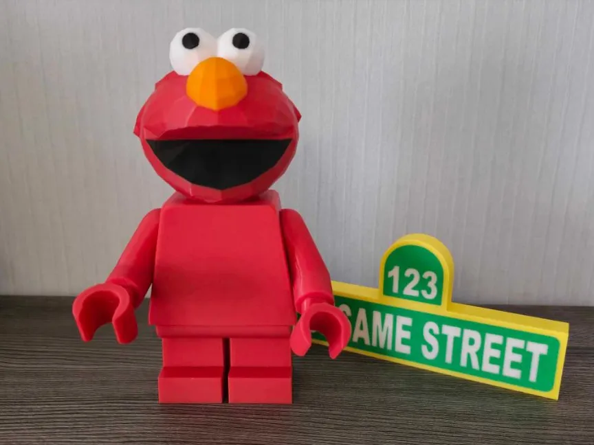 Big Brick * ELMO * Sesame Street by cBoLsmUiEc - MakerWorld