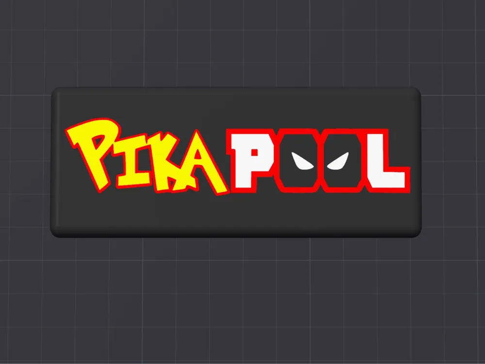 PikaPool Helmet Hanger Name Plate by KingKanadian - MakerWorld
