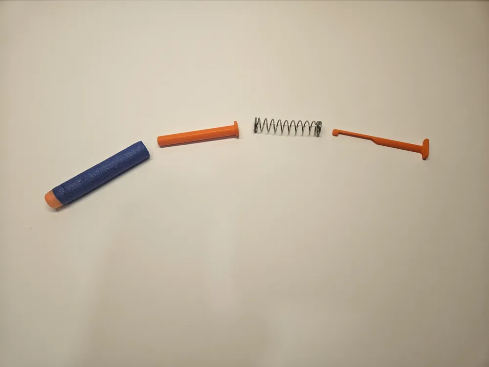 The Pocket Dart (Self Firing Nerf Dart) - Free 3D Print Model - MakerWorld