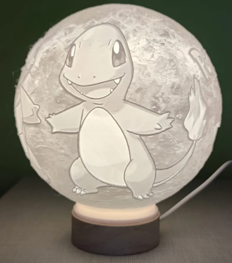 Lithophane Sphere of Pokemon by Litolunar - MakerWorld
