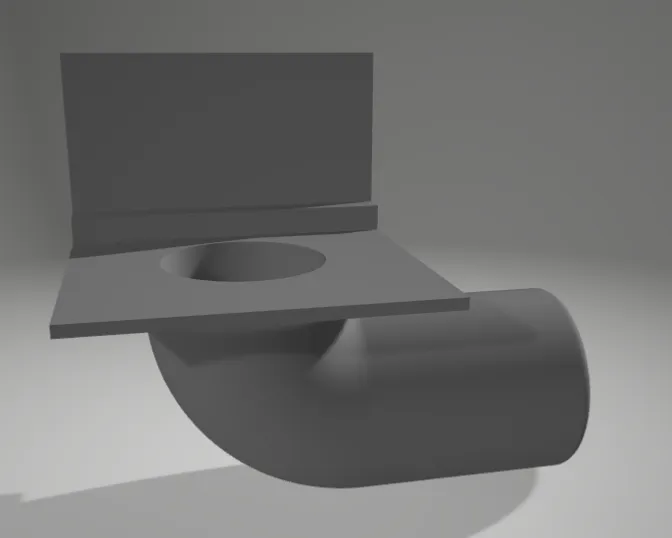 Corner Mounted Extraction Outlet by R2XPrints - MakerWorld