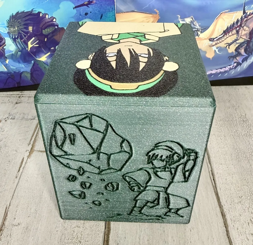 MTG EDH Commander Deck Box - ATLA - Toph - Free 3D Print Model - MakerWorld