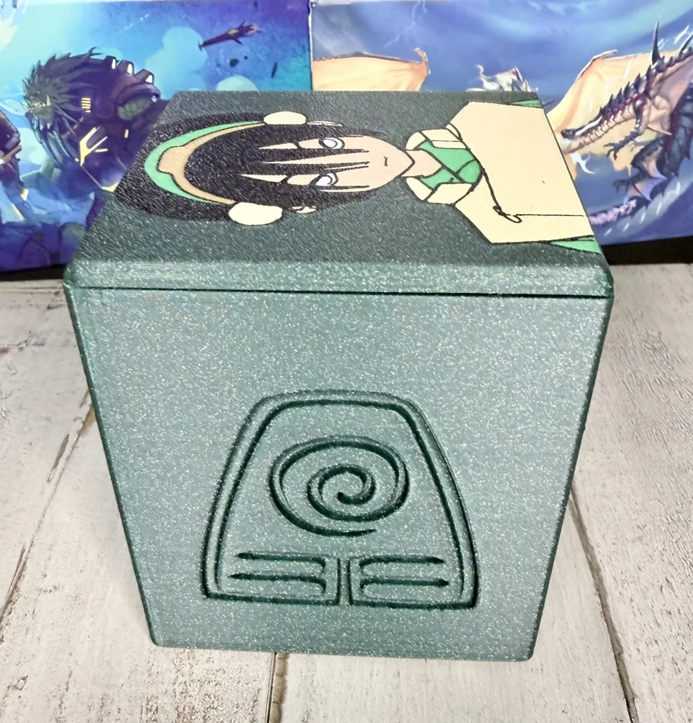 MTG EDH Commander Deck Box - ATLA - Toph - Free 3D Print Model - MakerWorld