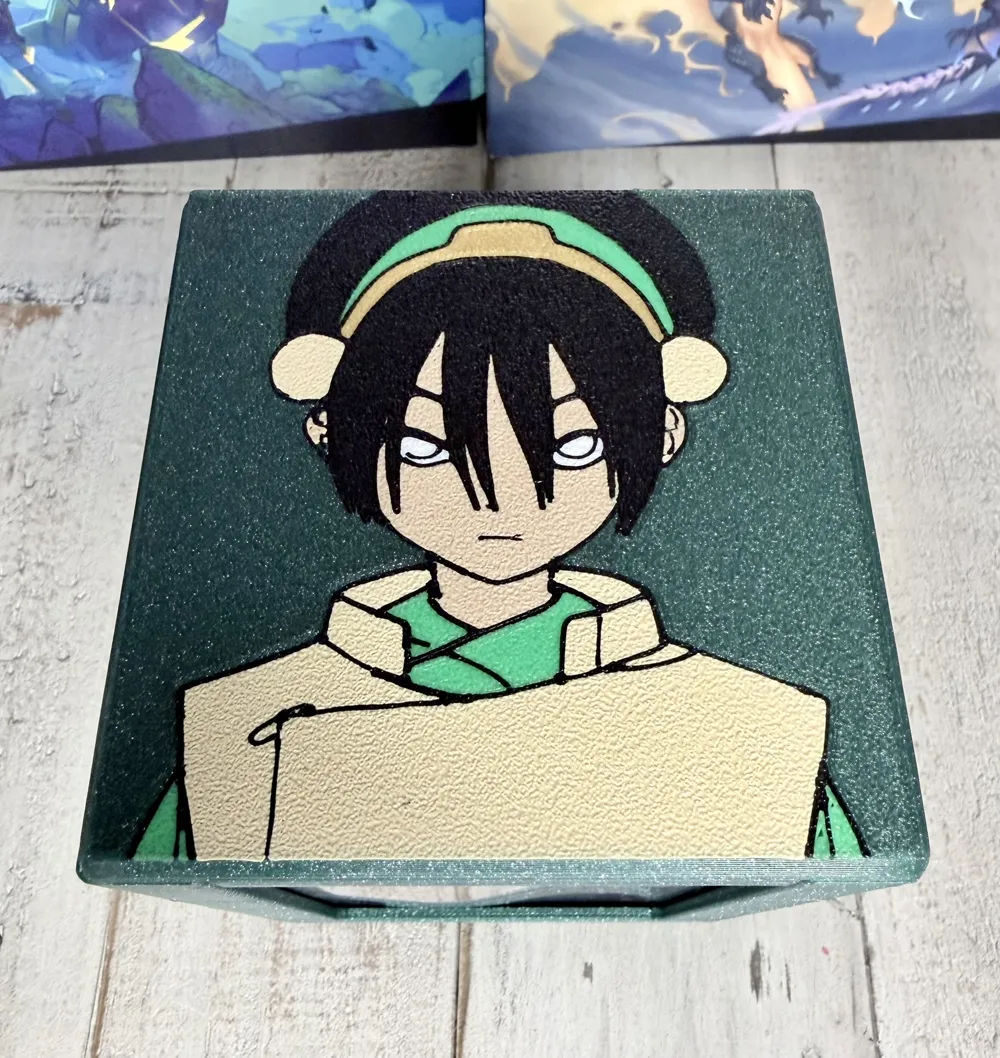 MTG EDH Commander Deck Box - ATLA - Toph - Free 3D Print Model - MakerWorld