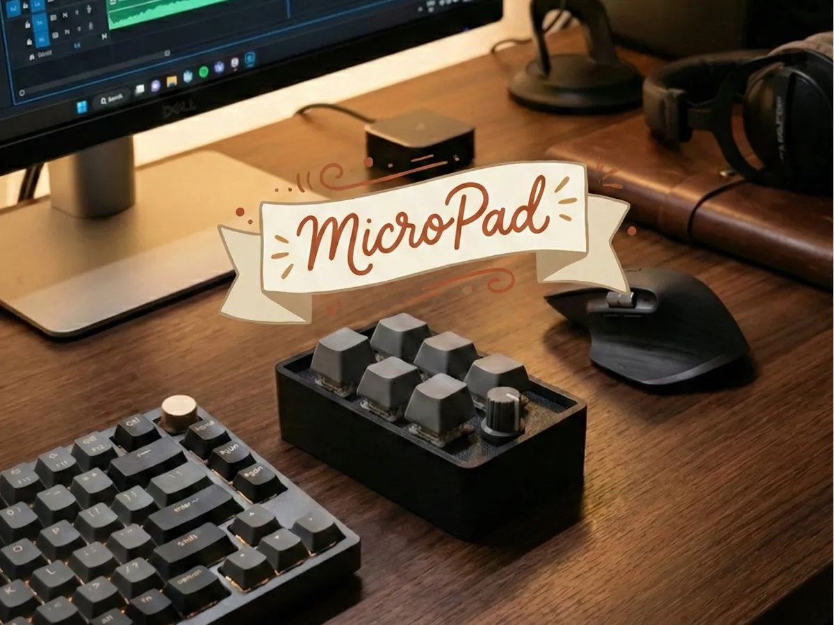 Programmable MacroPad - Free 3D Print Model - MakerWorld
