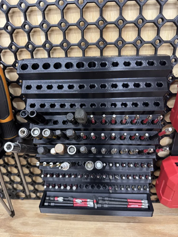 HEX Bit Multiboard Multiconnect Organizer EXTENSIO - Free 3D Print ...
