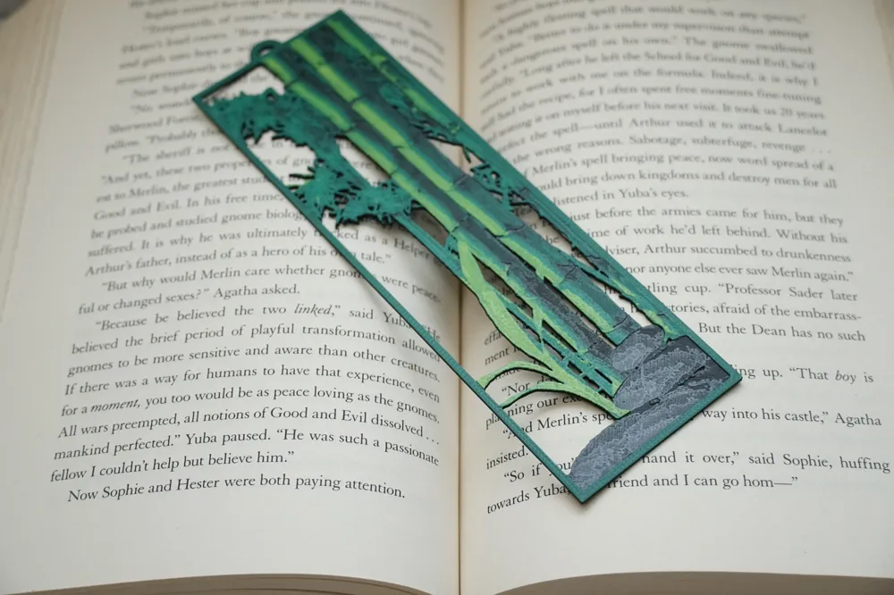 Bamboo Zen Bookmark by 3djd MakerWorld: Download Free 3D Models