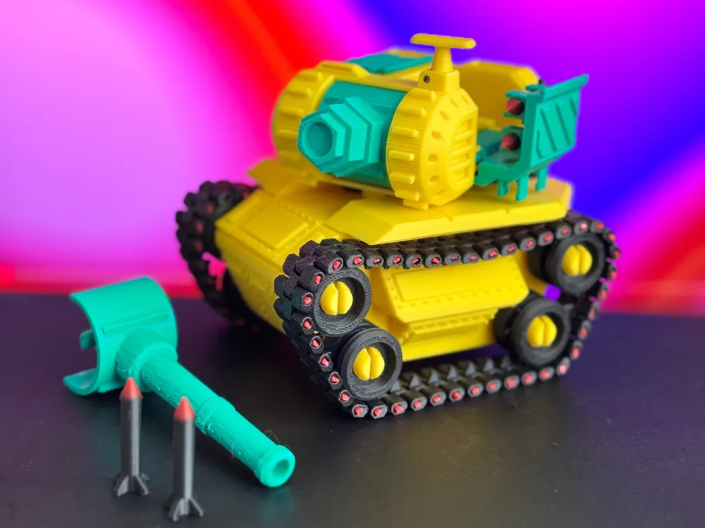 Mech tank II - hornet - Free 3D Print Model - MakerWorld