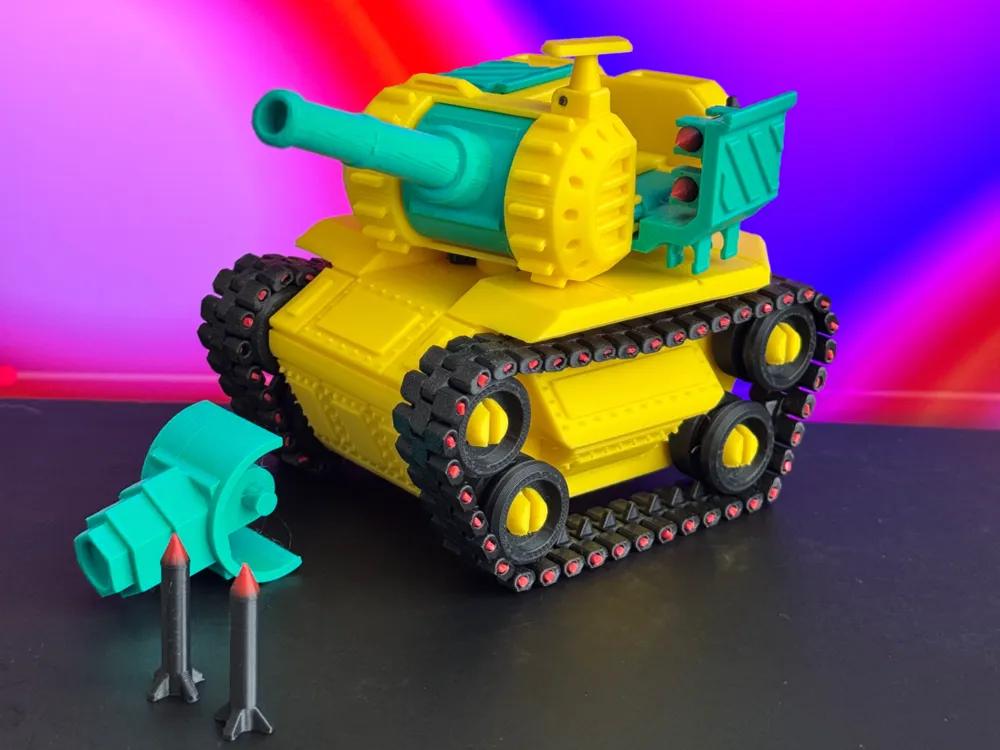 Mech tank II - hornet - Free 3D Print Model - MakerWorld