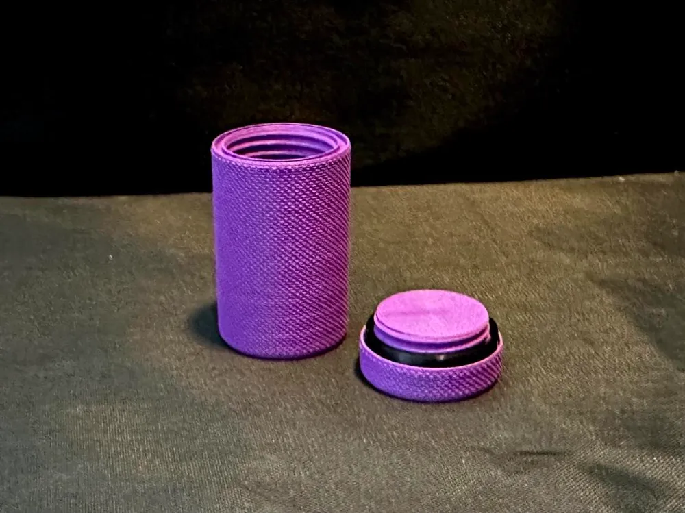 Nano Vault Rugged Threaded Container & TPU Gasket - Free 3D Print Model ...