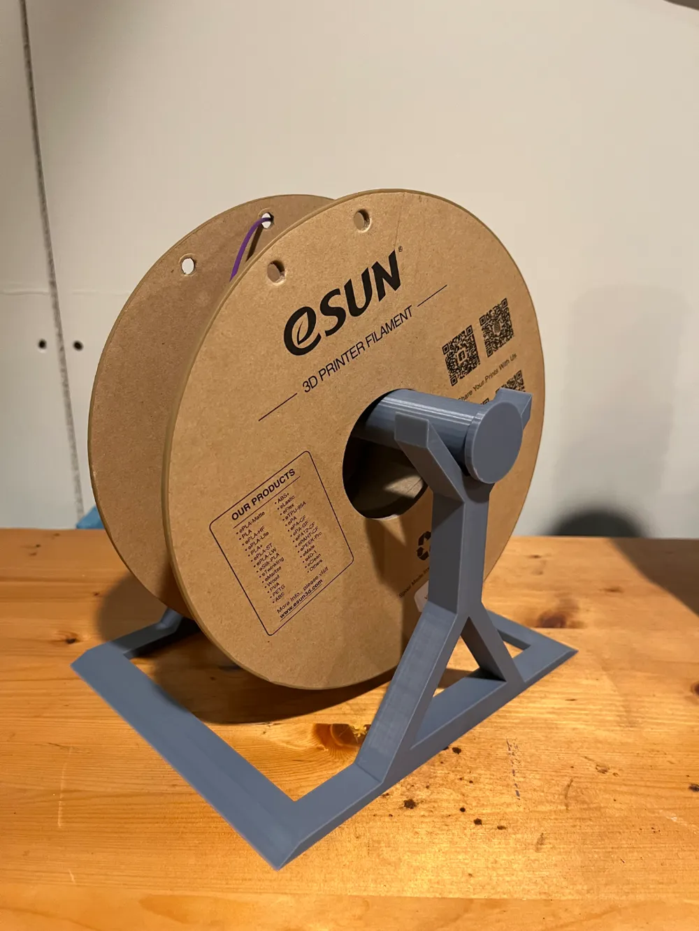 Filament Spool Holder 1kg - Free 3D Print Model - MakerWorld