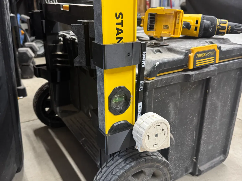 Dewalt ToughSystem 2.0 - Level Holder - Free 3D Print Model - MakerWorld