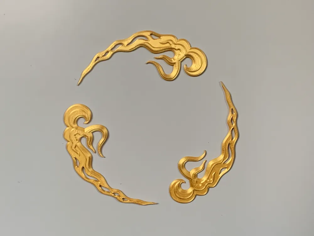 Nezha 2's Wind Fire Wheels by Ms - MakerWorld