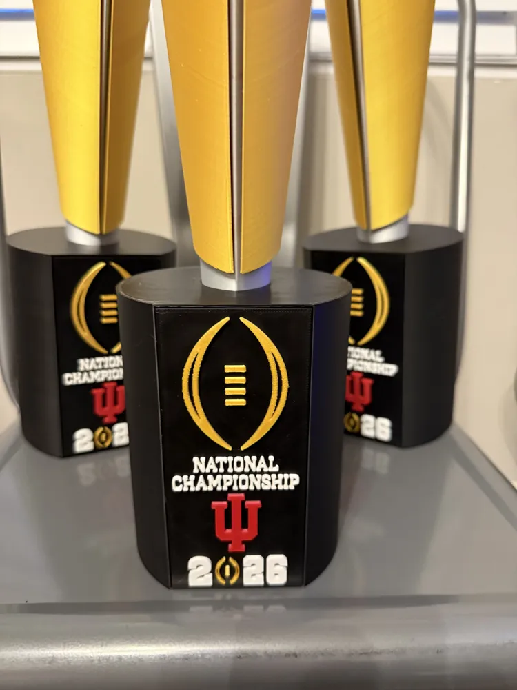 2026 IU Indiana - College Football Playoff Trophäe – Kostenloses 3D ...