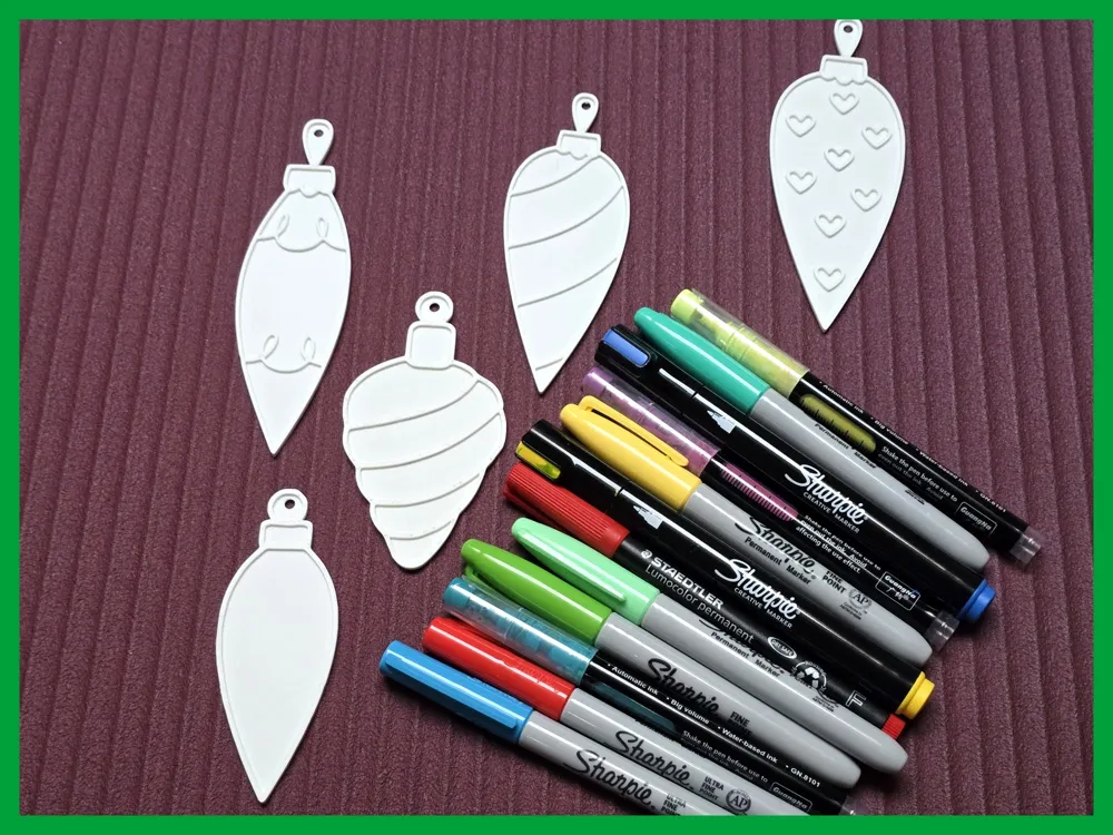 Ornament Coloring Christmas Bauble Hanger - Free 3D Print Model ...