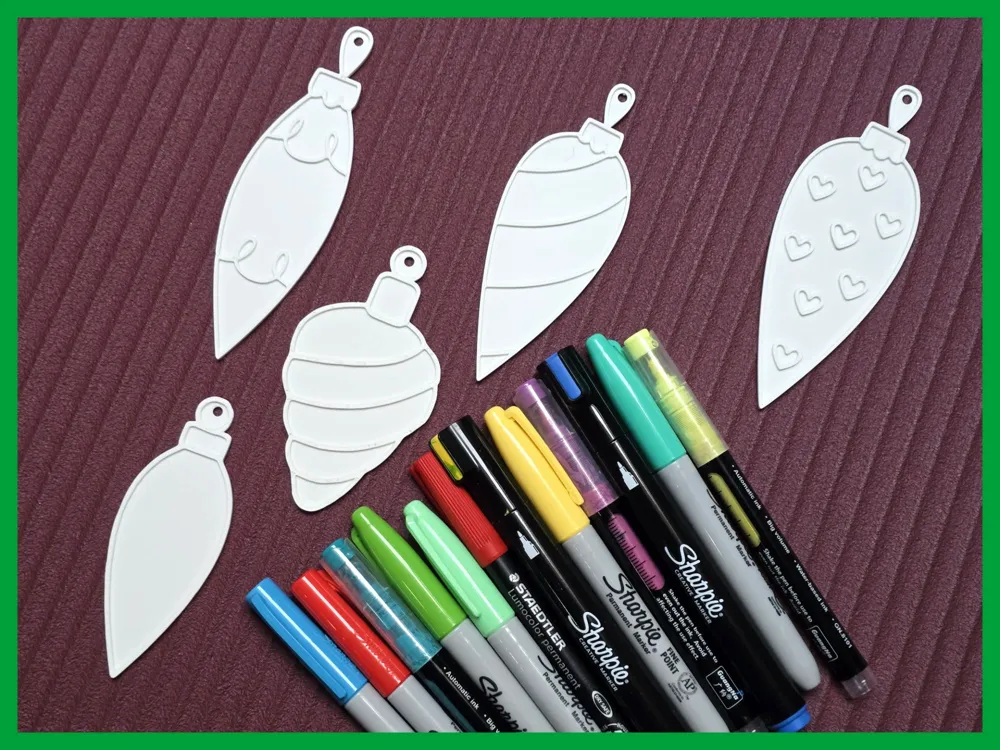 Ornament Coloring Christmas Bauble Hanger - Free 3D Print Model ...