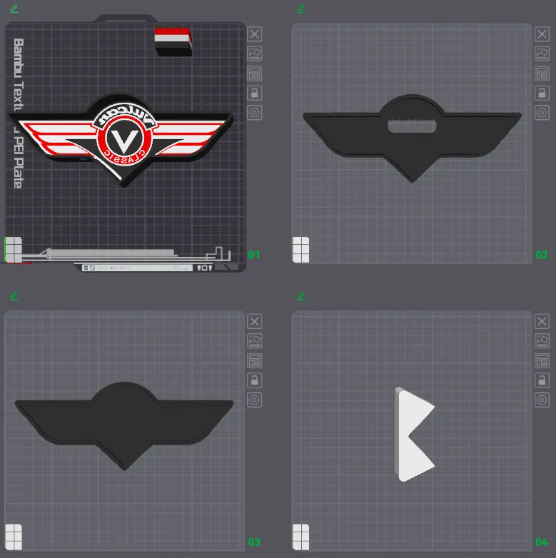 Vulcan Motorcycles Emblem LED Lamp by BeeTee 3D - MakerWorld