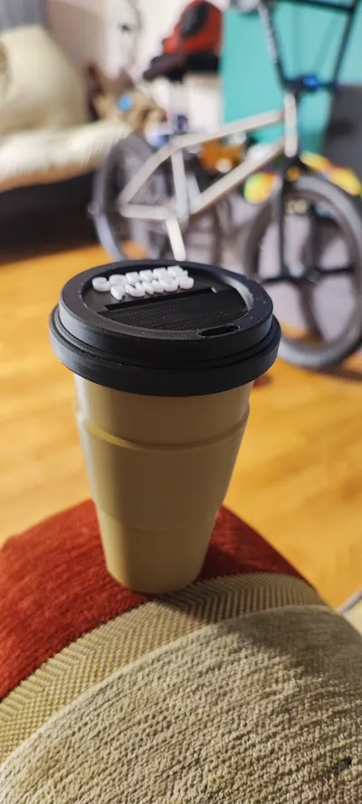 coffee cup money box by noooooob - MakerWorld