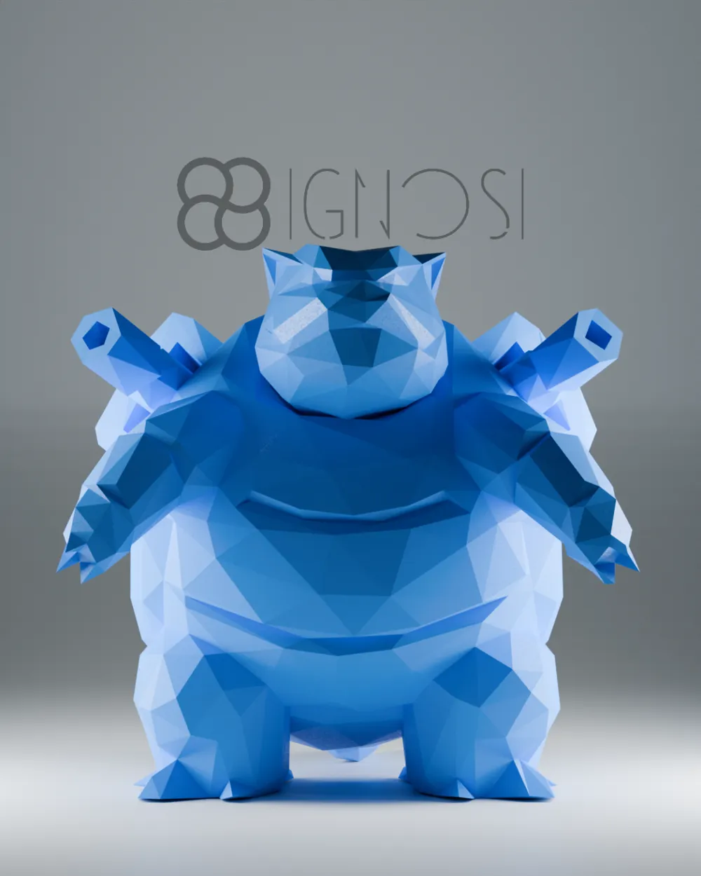 (#9) Blastoise Low Poly by Ignosi MakerWorld: Download Free 3D Models