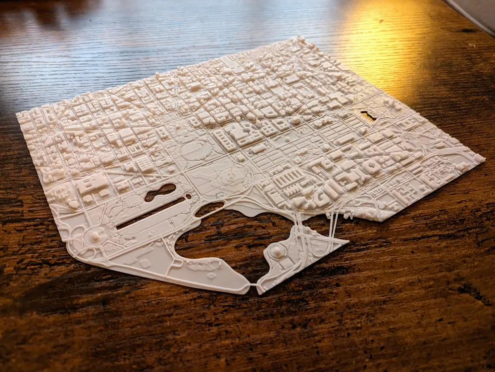 Washington DC 3D Mini (Large) by jarvizar - MakerWorld
