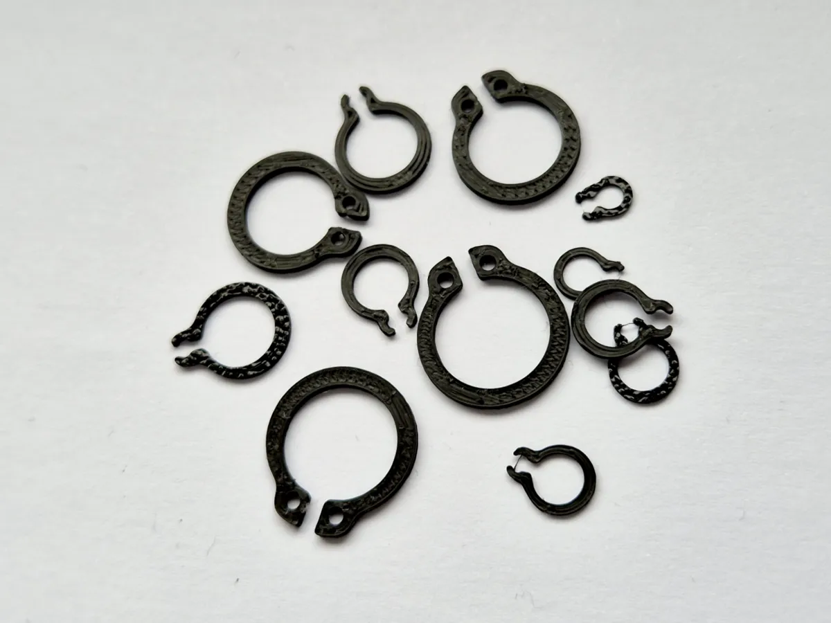Retaining Ring Assortment (Circlips) - Free 3D Print Model - MakerWorld