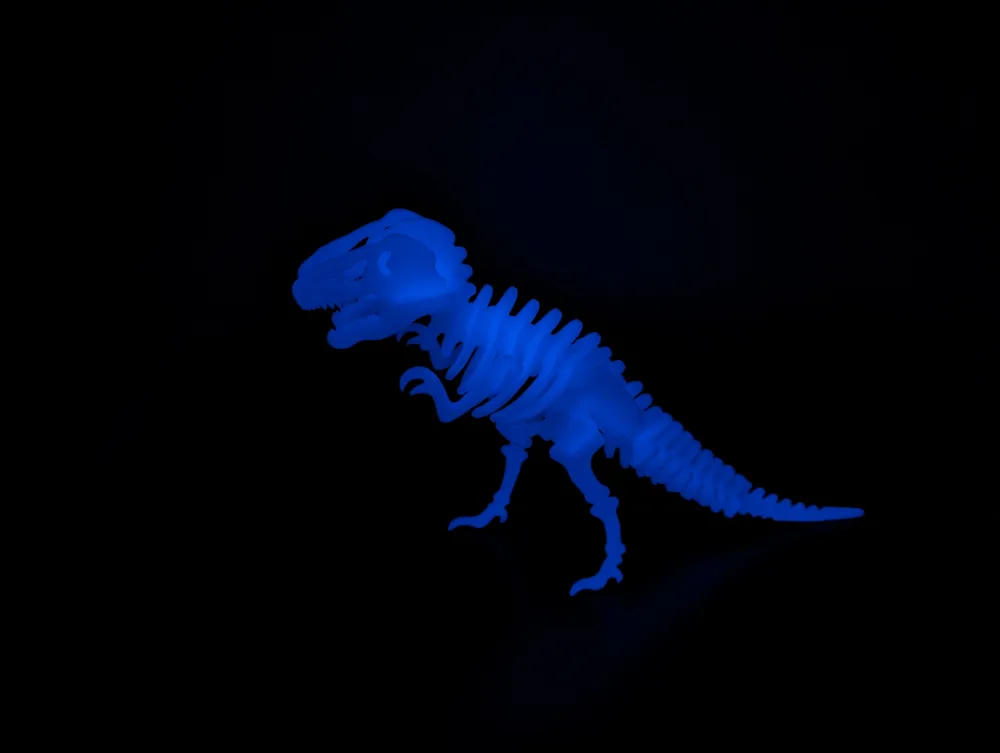 T-Rex Skeleton Kit Card - Free 3D Print Model - MakerWorld