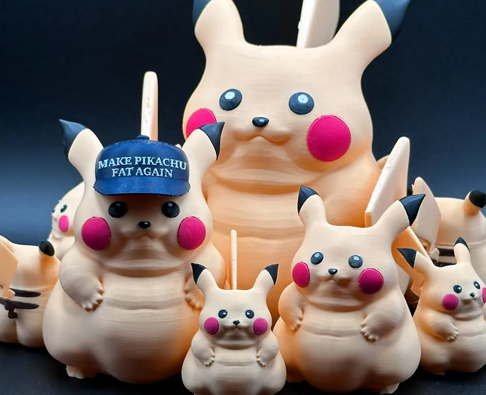 Fat Pikachu, Porkachu, blobachu, Chubachu by TS.Makers MakerWorld ...