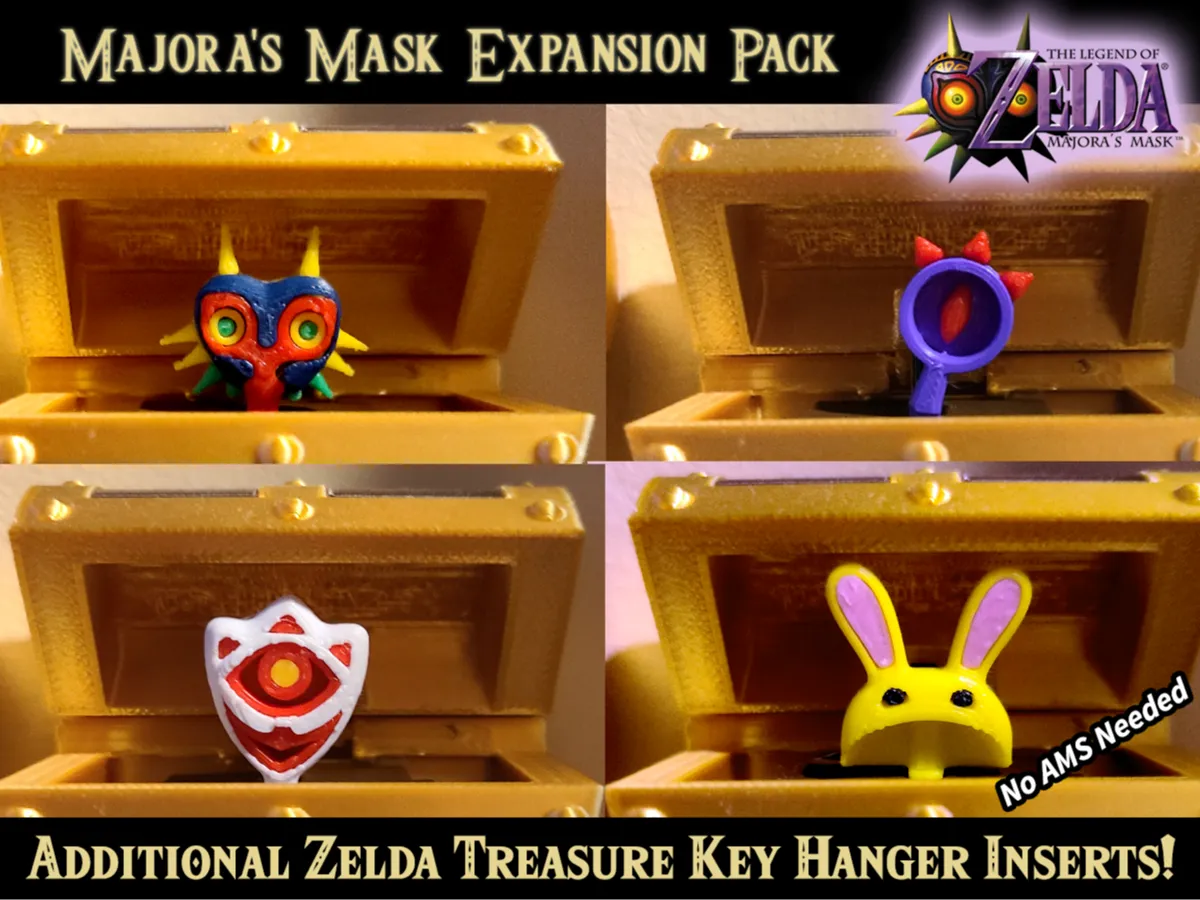 Zelda Modular Key Hanger - Majora's Mask Inserts by NTWinterbottom ...