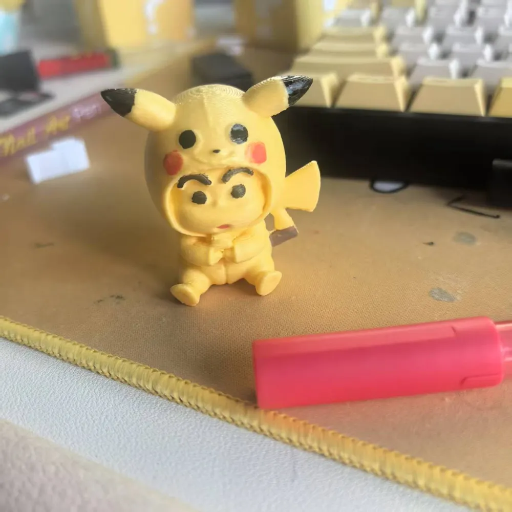 Pikachu Crayon Shinchan by sYlYsMakerWorld: Download Free 3D Models