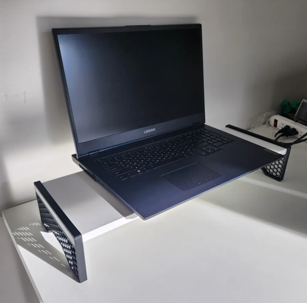 Laptop/Monitor stand IKEA shelf. Honeycomb. by votyakov.alex - MakerWorld