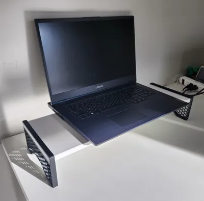 Laptop/Monitor stand IKEA shelf. Honeycomb. by votyakov.alex - MakerWorld