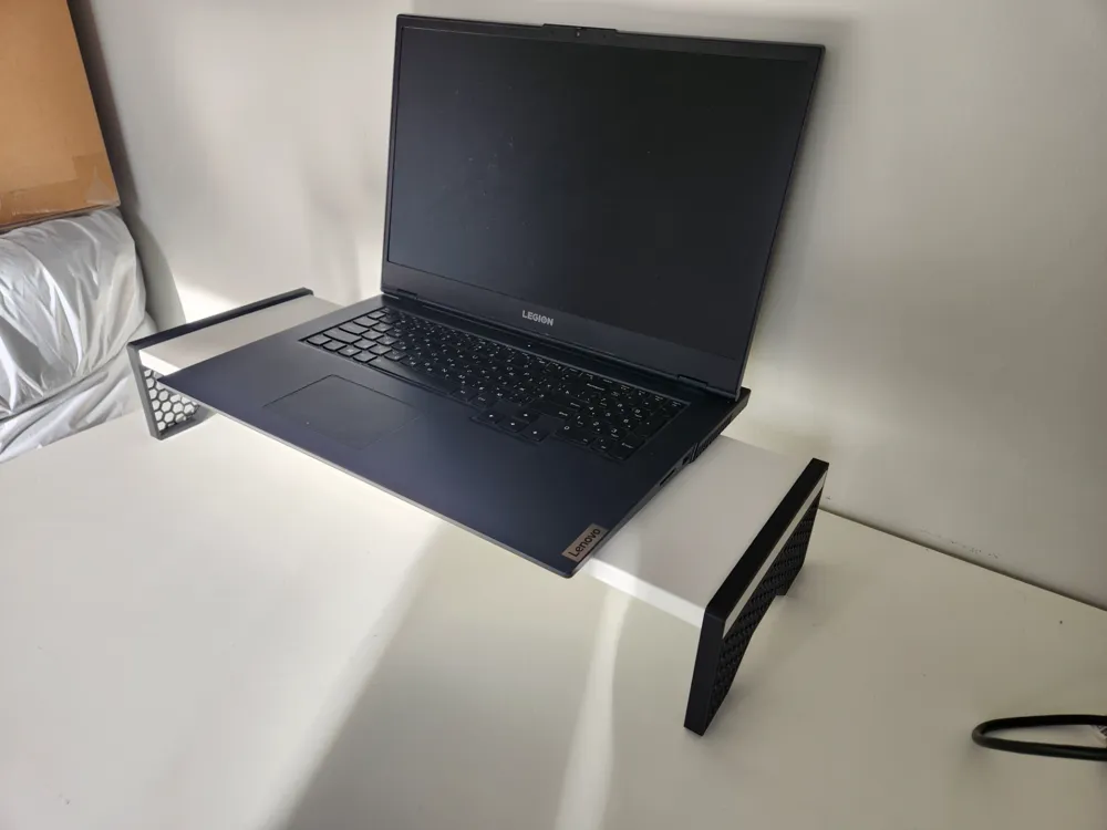 Laptop/Monitor stand IKEA shelf. Honeycomb. by votyakov.alex - MakerWorld