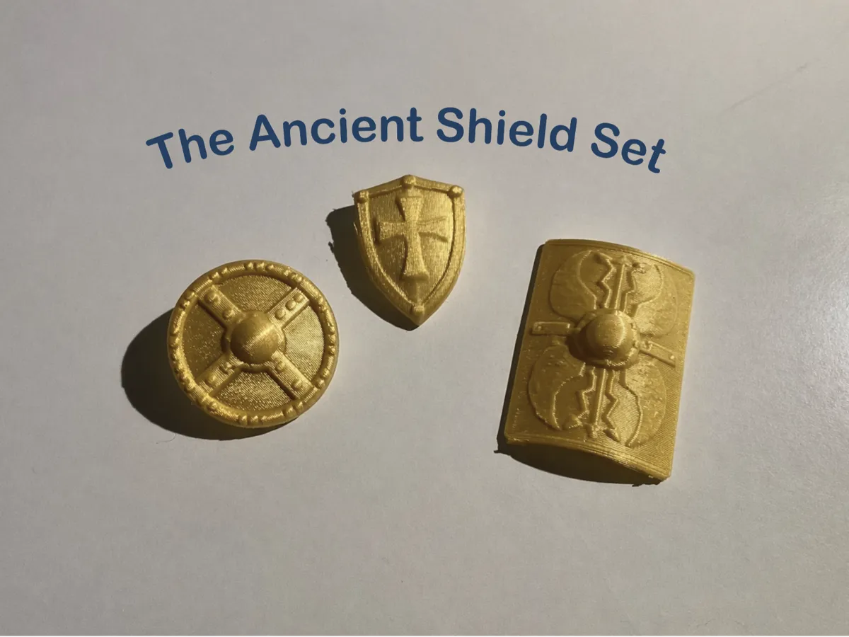 Ancient Shield Set, compatible with building blocks - Free 3D Print ...