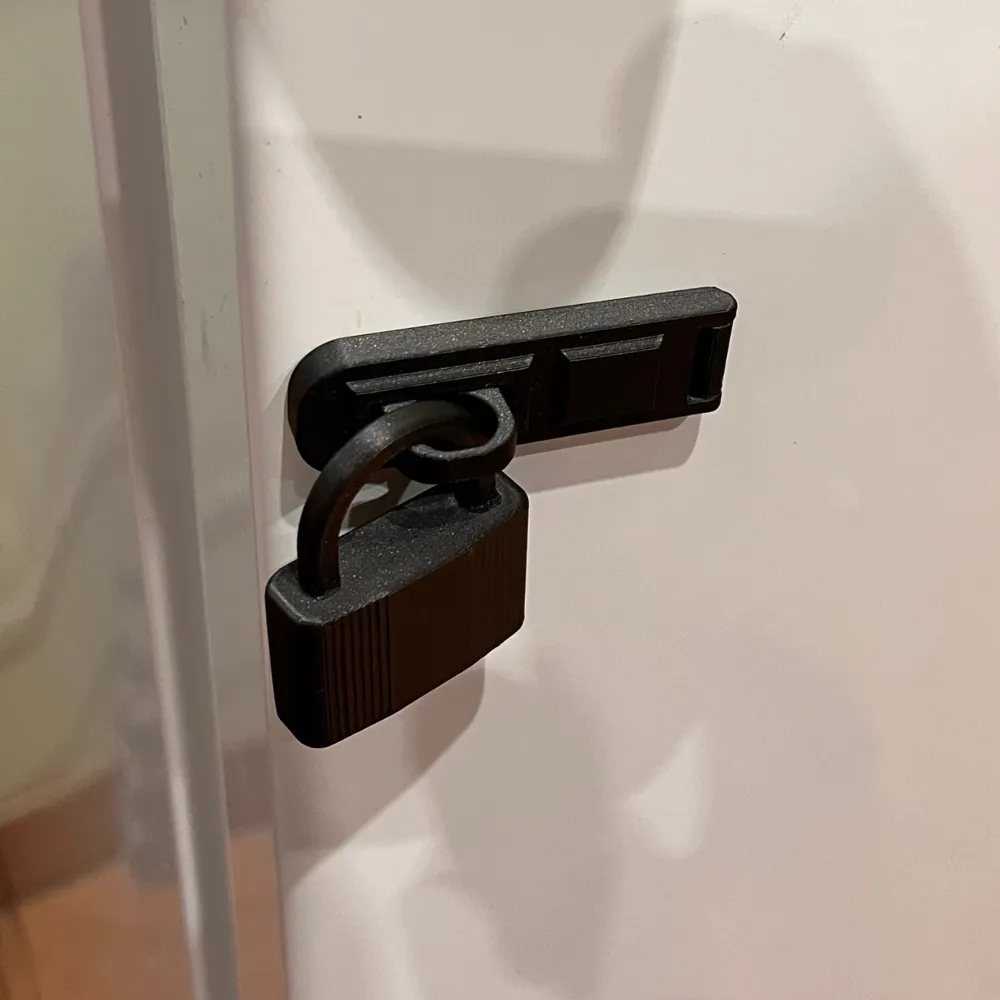 Fridge Lock - Fridge Magnets by anneckMakerWorld: Download Free 3D Models