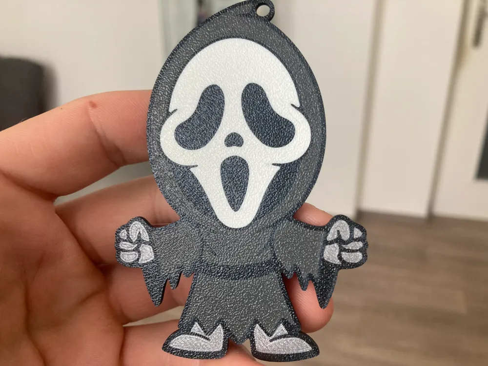 Scream keychain by jakubhrochMakerWorld: Download Free 3D Models