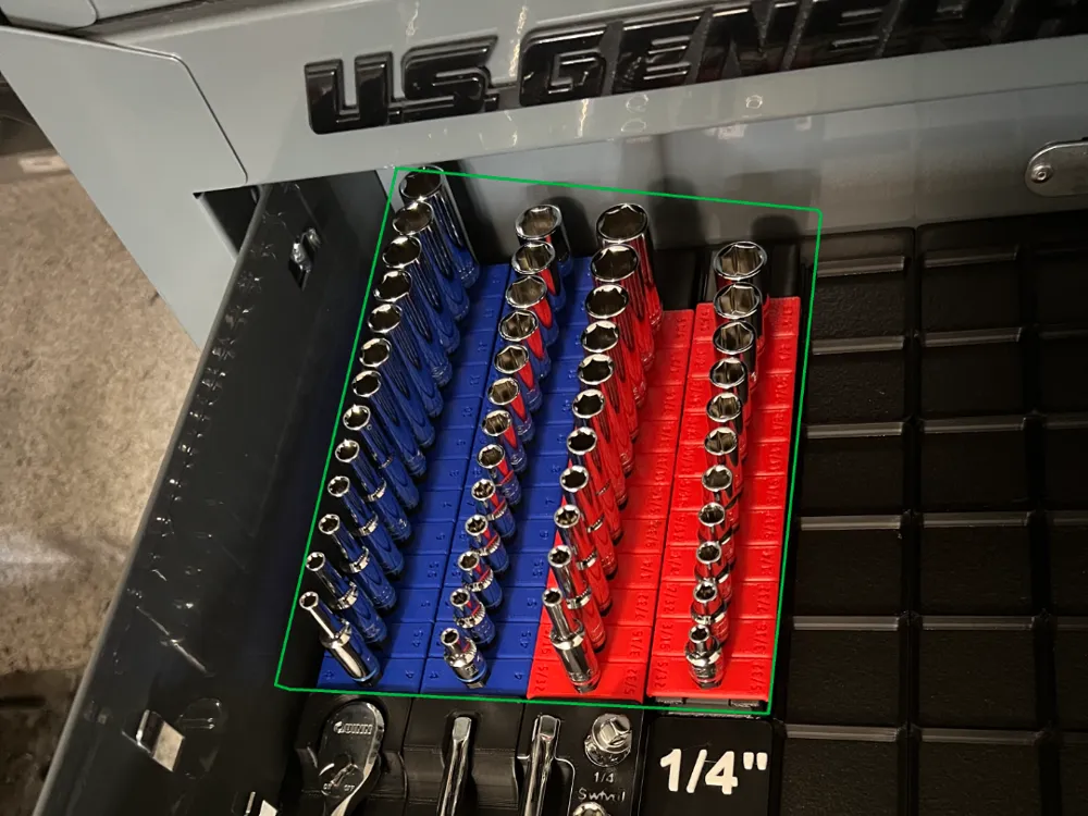 Quinn 1/4" Master Socket Set Gridfinity Storage by Ryutso MakerWorld: Download Free 3D Models