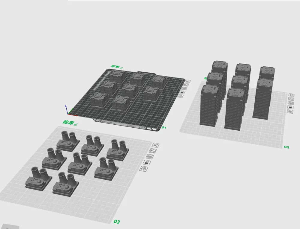 Gebäudemodelle für das Behemoth Apocalypse Crowdfunding Brettspiel ...