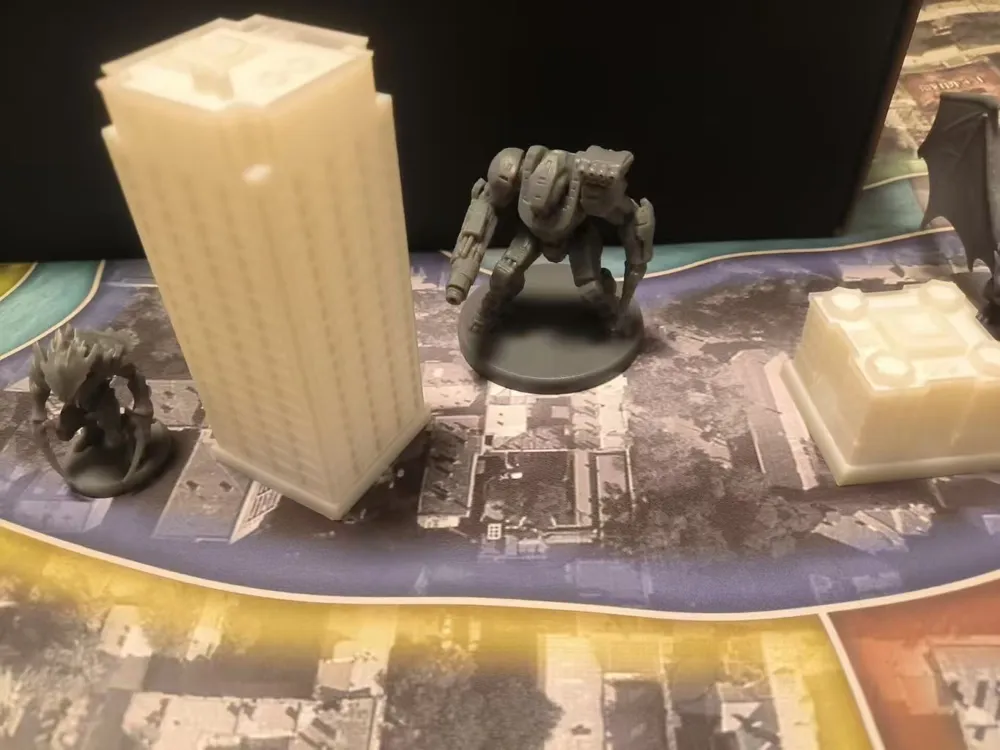 Gebäudemodelle für das Behemoth Apocalypse Crowdfunding Brettspiel ...