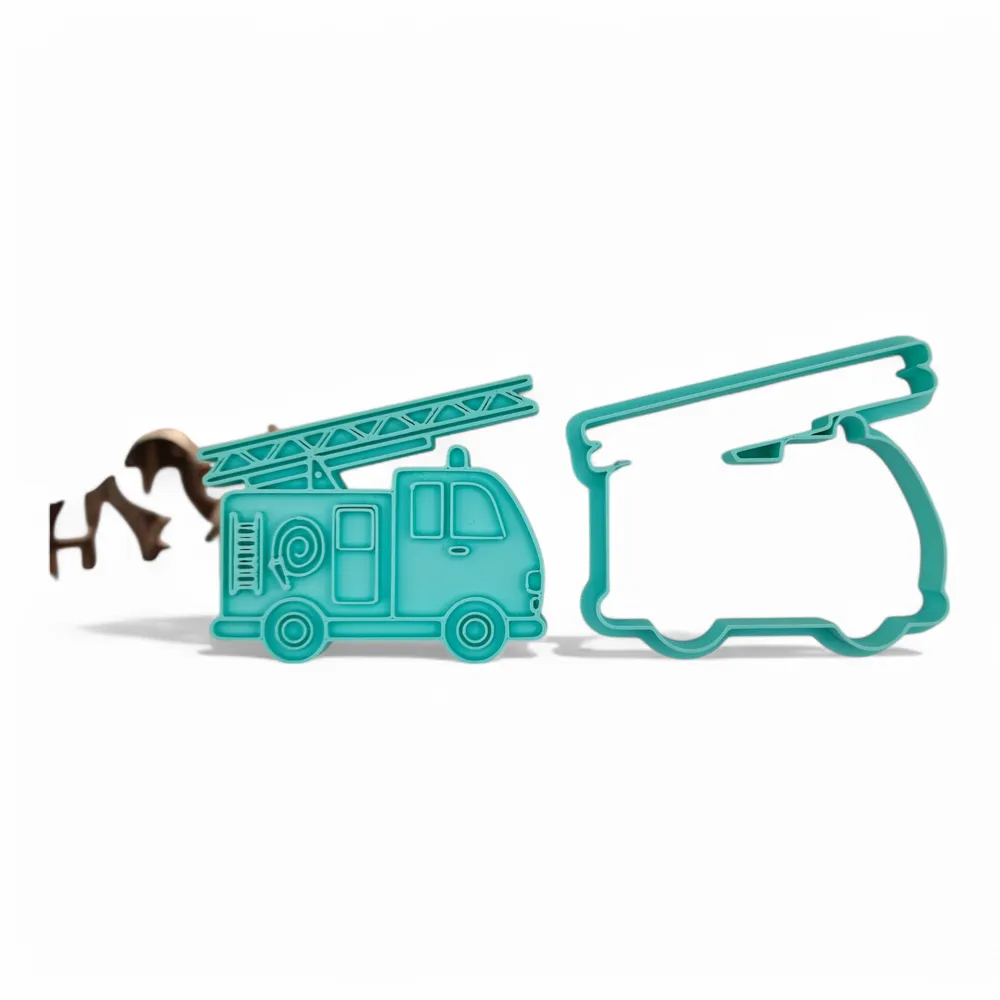 Firetruck cookie cutter - Free 3D Print Model - MakerWorld