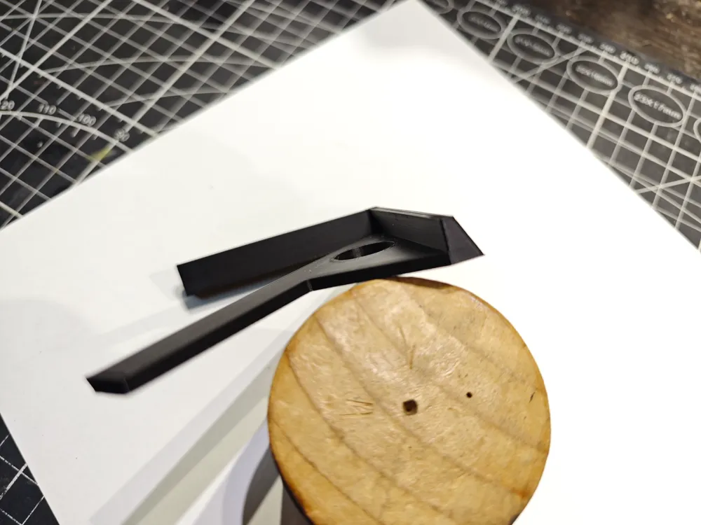 Centering Ruler Woodworking Circle Center Locator by 深蓝的巨蟹 - MakerWorld